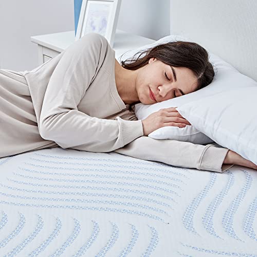 Kislot Hybrid Full Mattress 12 inch Cool Gel Memory Foam and Medium-Firm Innerspring Bed in a Box with Breathable Cover, (KS-WV)