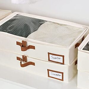 StorageWorks Underbed Storage Box and Large Storage Baskets for Organizing