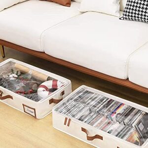 StorageWorks Underbed Storage Box and Large Storage Baskets for Organizing