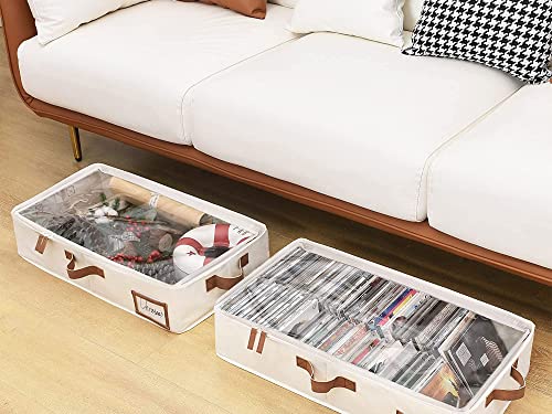 StorageWorks Underbed Storage Box and Large Storage Baskets for Organizing