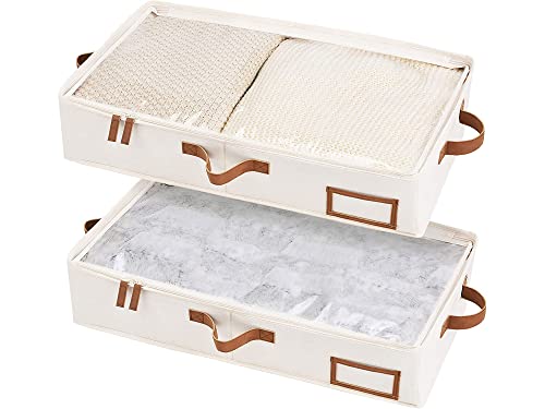 StorageWorks Underbed Storage Box and Large Storage Baskets for Organizing