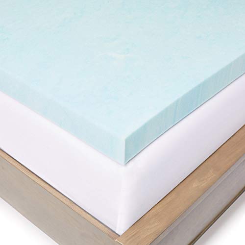 Slumber Solutions Gel Memory Foam 3-inch Mattress Topper with Cover King