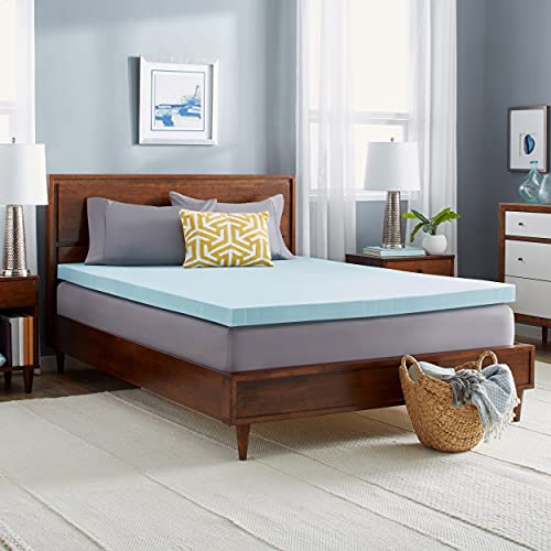 Slumber Solutions Gel Memory Foam 3-inch Mattress Topper with Cover King