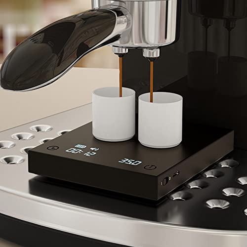 TIMEMORE Coffee Scale, Espresso Scale,Weigh Digital Coffee Scale with Timer,2000 Grams TES006 (Black Plus)