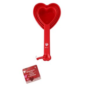 Heart Shaped Measuring Cups, 4-ct. (Red)