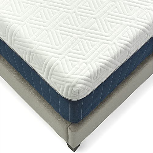 Blissful Nights e4 Premium Adjustable Bed Frame and 12-Inch Hybrid Gel Infused Memory Foam Mattress Combo Set with Massage, Anti-Snore and Zero Gravity Modes, Medium Soft (Queen)