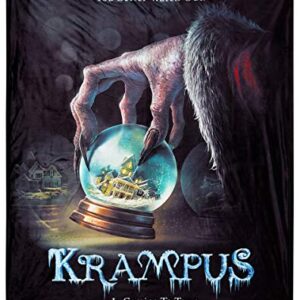 Spirit Halloween Krampus Sherpa Fleece Blanket