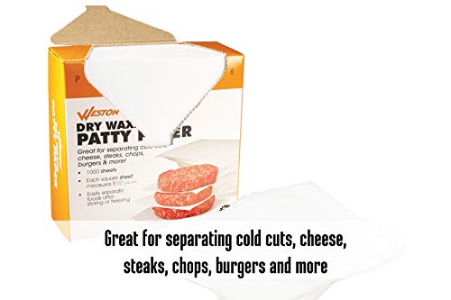 Weston Hamburger Patty Paper -1000 pieces