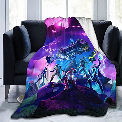 Game Air Conditioning Blanket Soft Warm Throw for Sofa Anime Living Room Bedding Travel Gift50 X40