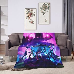 Game Air Conditioning Blanket Soft Warm Throw for Sofa Anime Living Room Bedding Travel Gift50 X40