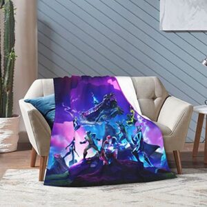 Game Air Conditioning Blanket Soft Warm Throw for Sofa Anime Living Room Bedding Travel Gift50 X40