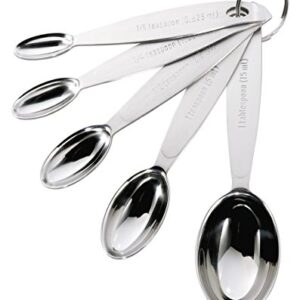 Cuisipro Silver Measuring Spoon Set, Standard