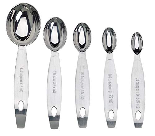 Cuisipro Silver Measuring Spoon Set, Standard