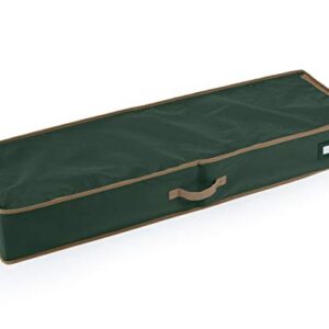 Covermates Keepsakes Underbed Storage Bag - Carrying Handles, Mesh Interior Pocket - Holiday Storage-Green