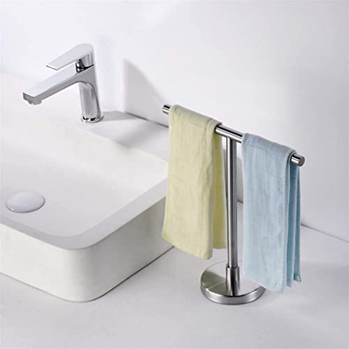 FCMLD Movable Free-Standing Hand Towel Holder Standing Tree Rack Bath Towel Stand Bathroom Vanities Countertop