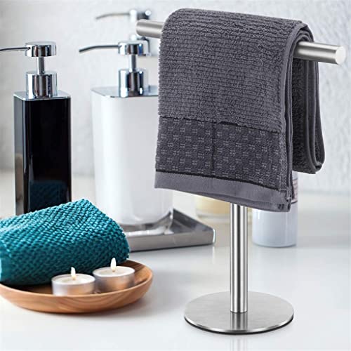 FCMLD Movable Free-Standing Hand Towel Holder Standing Tree Rack Bath Towel Stand Bathroom Vanities Countertop