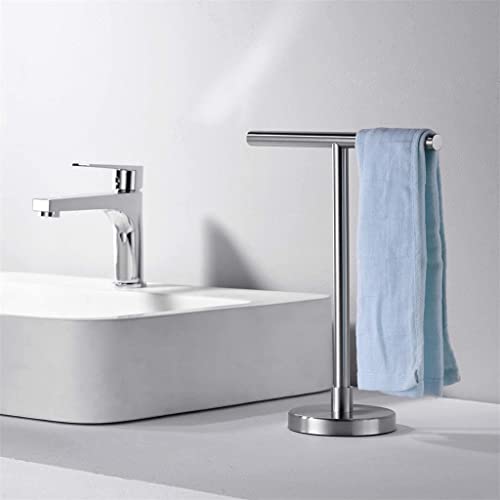 FCMLD Movable Free-Standing Hand Towel Holder Standing Tree Rack Bath Towel Stand Bathroom Vanities Countertop