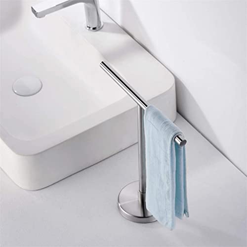 FCMLD Movable Free-Standing Hand Towel Holder Standing Tree Rack Bath Towel Stand Bathroom Vanities Countertop