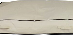 Neusu Underbed Storage Bag for Comforters - Beige, Jumbo XXL, 180 Liters, 49" x 31" x 7"