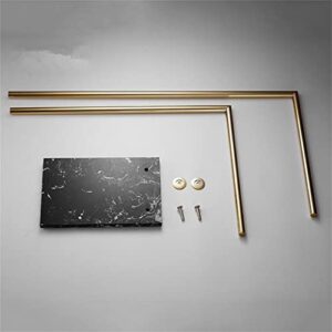 FCMLD Bathroom Floor Towel Rack Hotel Rack Stone Towel Rack Floor Bathtub Brass Towel Rack