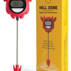 Hell Done Meat Thermometer Digital by OTOTO - Food Thermometer for Cooking Thermometer for Meat, Digital Thermometer, Cooking Gifts, Cooking Gadgets, Cool Kitchen Gadgets