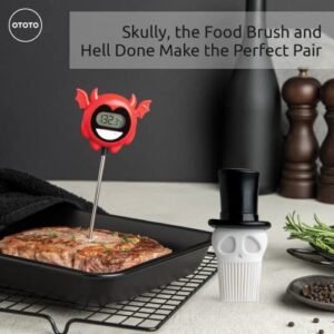 Hell Done Meat Thermometer Digital by OTOTO - Food Thermometer for Cooking Thermometer for Meat, Digital Thermometer, Cooking Gifts, Cooking Gadgets, Cool Kitchen Gadgets