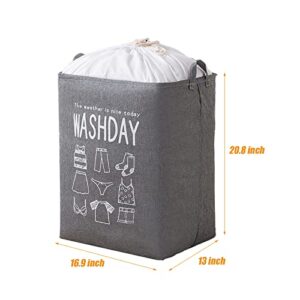 Loading Clothes Storage Box Household Storage Moving Box Wardrobe Finishing Fabric Clothes Cotton Storage Folding Box Extra Large Blanket Storage Bag-75L