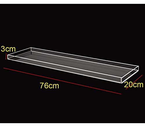 GANFANREN Bathtub Storage Rack Bath Tray Transparent Shelf Tub Multi-Function Bathroom Tools Towel Storage Shelf