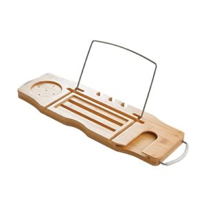 ganfanren bath tub tray spa bathtub book wine tablet holder reading rack bathtub multi-function bathroom accessories