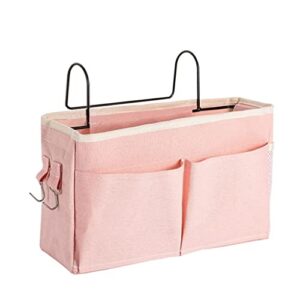 slktde hanging bedside storage organizer anti-slip bedside bag bed sofa side pouch for bunk and hospital beds dorm rooms