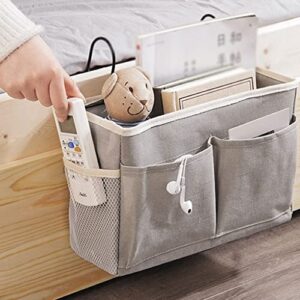 SLKTDE Hanging Bedside Storage Organizer Anti-slip Bedside Bag Bed Sofa Side Pouch For Bunk And Hospital Beds Dorm Rooms