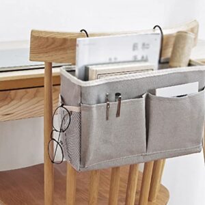 SLKTDE Hanging Bedside Storage Organizer Anti-slip Bedside Bag Bed Sofa Side Pouch For Bunk And Hospital Beds Dorm Rooms