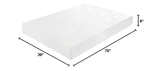 Olee Sleep 9 in Luna Memory Foam Mattress ,