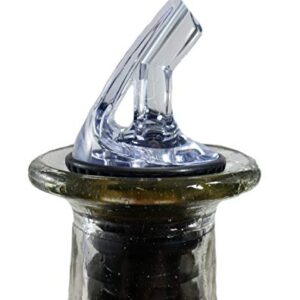 Ameripour - Speed Pourer - Patron Pour Spout - Made 100% In The USA. Free Flow Bar Spouts That Don't Leak - No Cracks, Just A Smooth Cocktail Pour Every Time. (Clear)