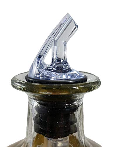 Ameripour - Speed Pourer - Patron Pour Spout - Made 100% In The USA. Free Flow Bar Spouts That Don't Leak - No Cracks, Just A Smooth Cocktail Pour Every Time. (Clear)