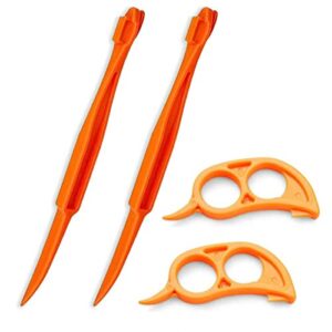 orange citrus peelers citrus lemon citrus peel cutter plastic easy slicer cutter peeler remover opener kitchen accessories knife cooking tool kitchen gadgets (set a)