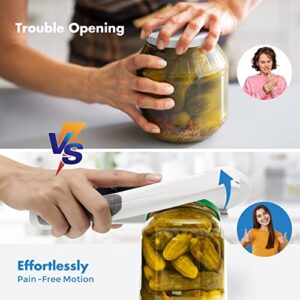 Jar Opener|Effortless Jar Opener for Weak Hands & Seniors With Arthritis Jar Lid Opener for Arthritic Hands- Opens Any Size Jar Gift for Seniors & Weak Hands