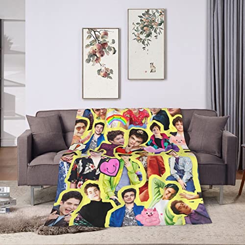 Blanket Paul Dano Soft and Comfortable Warm Fleece Blanket for Sofa,Office Bed car Camp Couch Cozy Plush Throw Blankets Beach Blankets