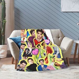 Blanket Paul Dano Soft and Comfortable Warm Fleece Blanket for Sofa,Office Bed car Camp Couch Cozy Plush Throw Blankets Beach Blankets