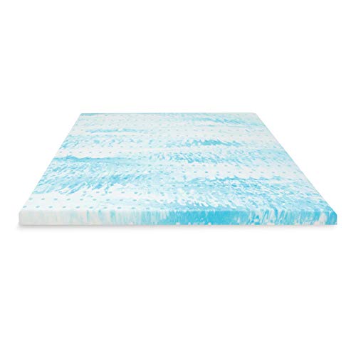 BioPEDIC 3" Gel Swirl Memory Foam Mattress Topper, King