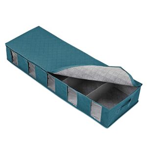 guolarizi under bed storage box storage bag extra large clothing sorting folding flat under bed storage box compartment sweatshirt organizer