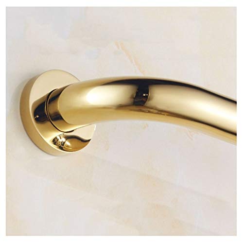 CRODY Bath Wall Attachment Handrails Grab Bar Rails Grab Bar for Bathroom, Shower Room Wall Towel Rack Polished Rubbed,Bronze Handrail Toilet Elderly Safety Non-Slip Handle Assisting Disabled People G