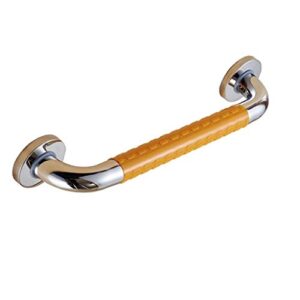 crody bath wall attachment handrails grab bar rails nylon non slip grab rails,stainless steel shower safety handle with anti-slip grip, rail for bathroom safety, wall mounted towel rack/38cm