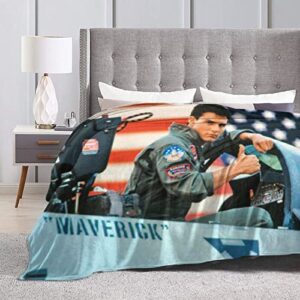 comfortable ultra-soft micro fleece blanket,tom cruise fleece blankets for sofa bed travel 80"x60"