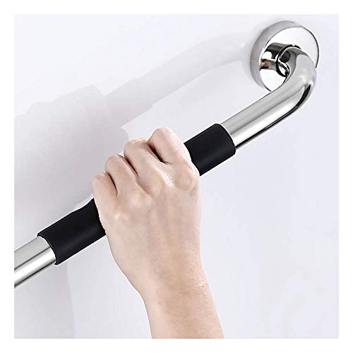 CRODY Bath Wall Attachment Handrails Grab Bar Rails Bathroom Safety Grab Bar Non-Slip Handrail Stainless Steel Shower Tray Safety Handle Shower Handle Towel Rack Suitable for Elderly Handicapped Pregn