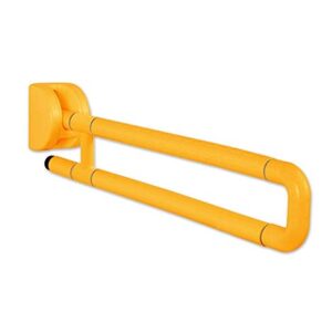 CRODY Folding Handicap Grab Bars Rails Toilet Handrails, Stainless Steel Grab Bar,Barrier-Free Bathroom U-Shaped Pole,Wall-Mounted Straight Towel Rack,Bathroom Wc Bathroom Bathtub Folding Grip