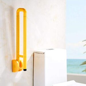 CRODY Folding Handicap Grab Bars Rails Toilet Handrails, Stainless Steel Grab Bar,Barrier-Free Bathroom U-Shaped Pole,Wall-Mounted Straight Towel Rack,Bathroom Wc Bathroom Bathtub Folding Grip