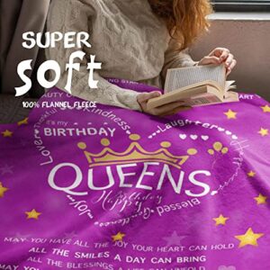 RFHBP May Birthday Gifts for Women Throw Blanket - Perfect for Mother's Day, Valentine's Day, and Birthdays - 50x60 Inches