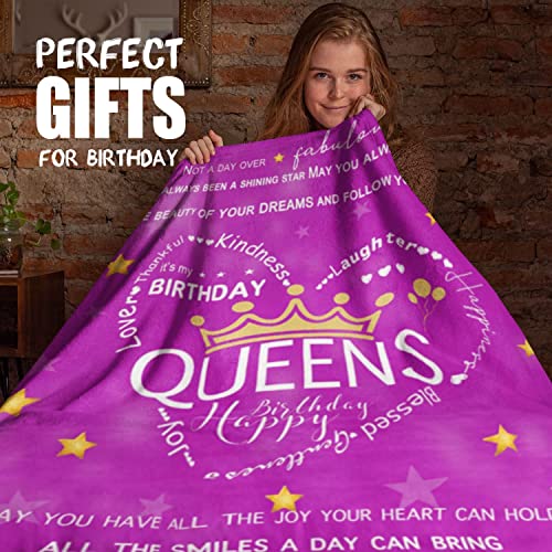 RFHBP May Birthday Gifts for Women Throw Blanket - Perfect for Mother's Day, Valentine's Day, and Birthdays - 50x60 Inches