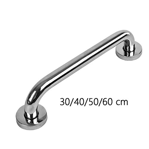 CRODY Bath Wall Attachment Handrails Grab Bar Rails Bathroom Chrome Stainless Steel Antislip Grab Bar, Brushed Nickel Polished Finished Wall Mounted Support Handrail, Shower Towel Rack Safety Railing/